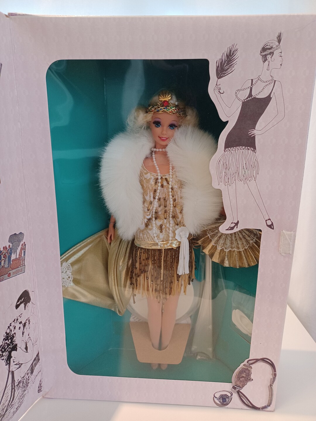 Vintage Barbie 1920s Flapper Barbie in Box - Etsy