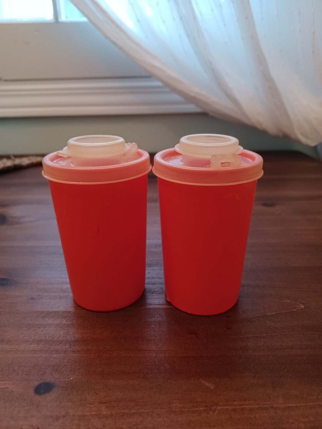 Vintage Set of Tupperware Salt and Pepper Shakers - Etsy