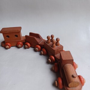 Vintage Handmade Wooden Toy Train the Wooden Toy Company Canada ...