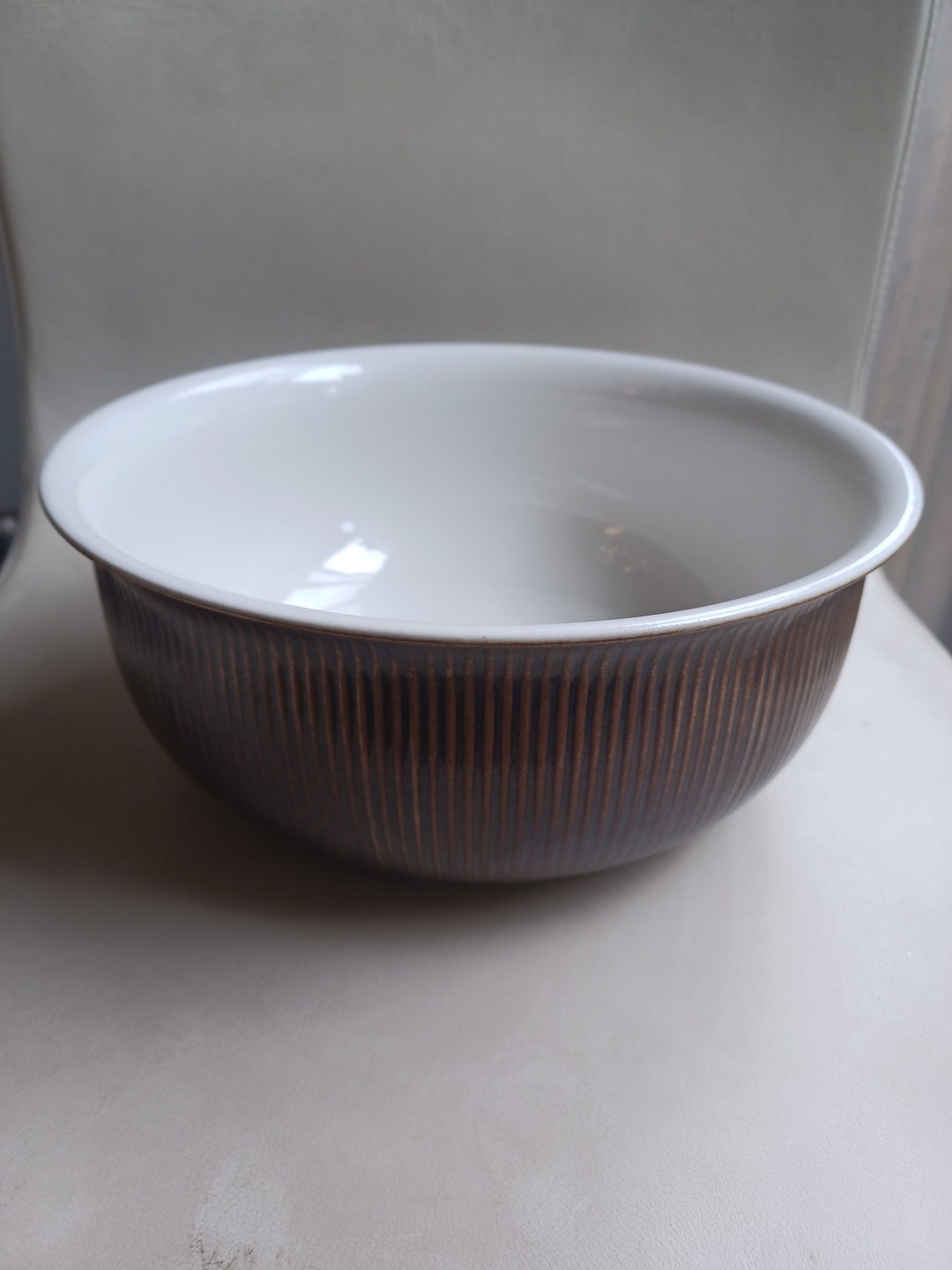 Vintage Oeslauer Manufaktur Goebel Round Ribbed Serving Bowl - Etsy