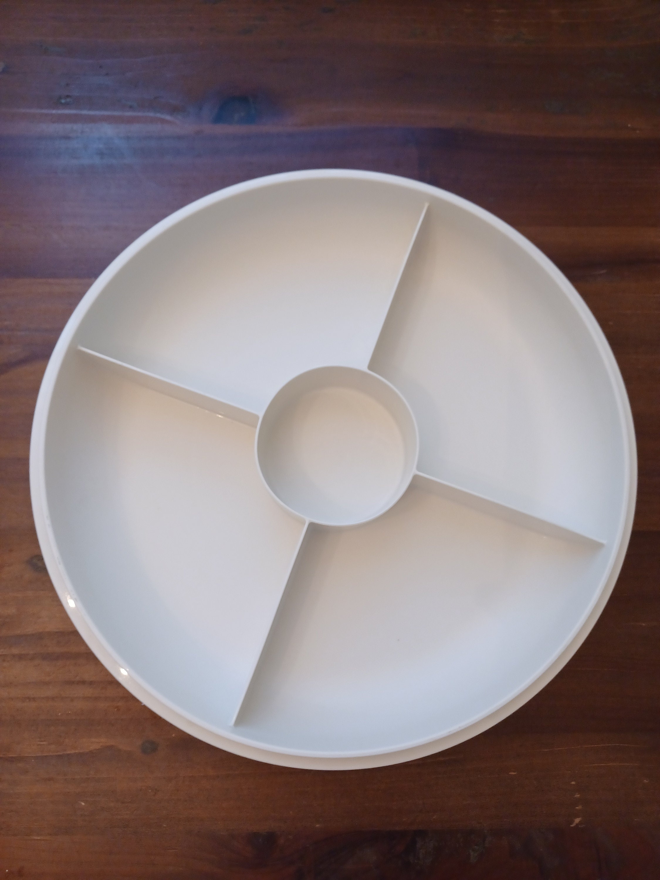 Vintage Divided Tupperware Container 5 Sections With Lid - Etsy