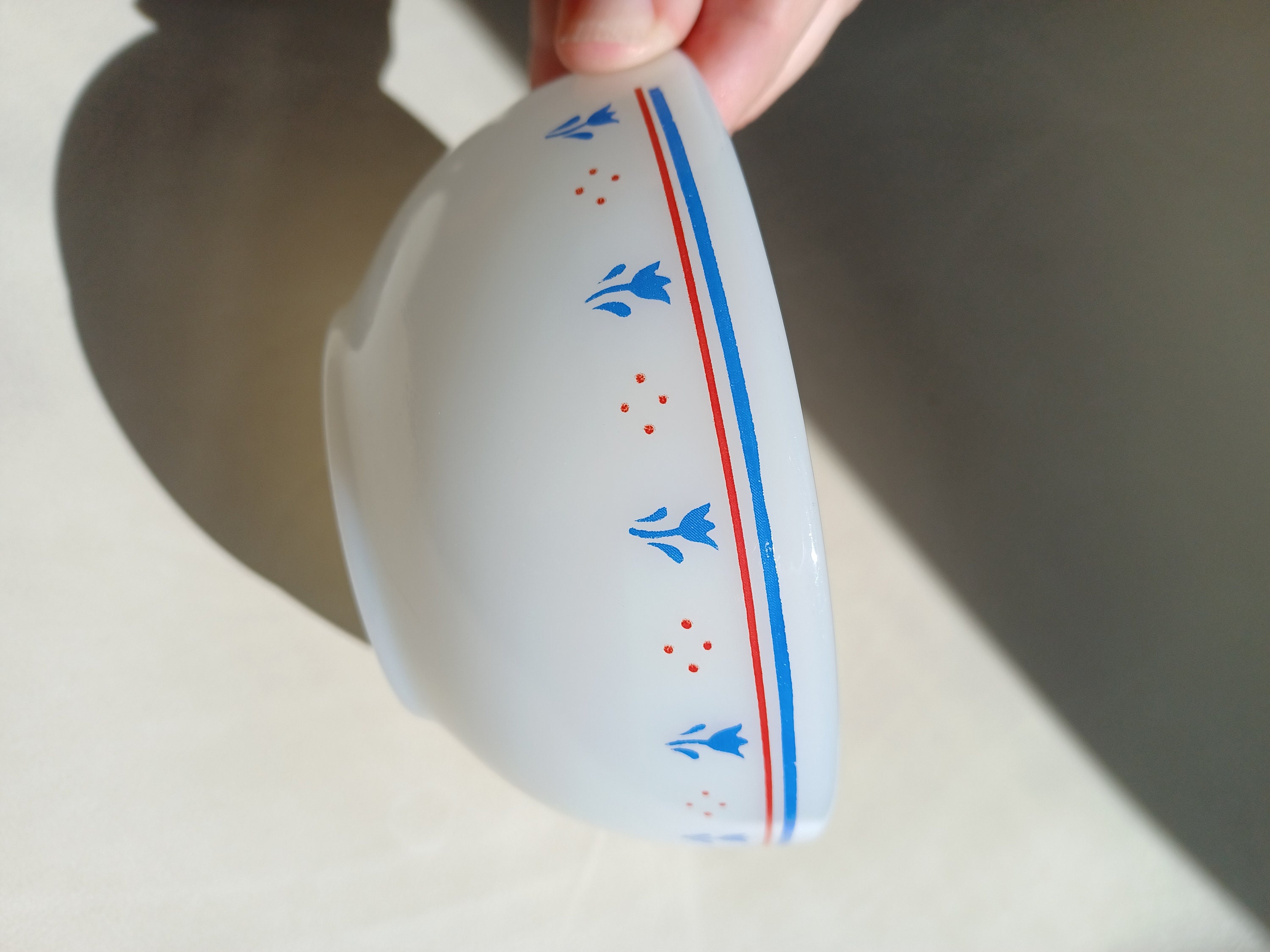 Vintage Termocrisa Mexico 16 and 17 Milk Glass Cereal Bowls - Etsy