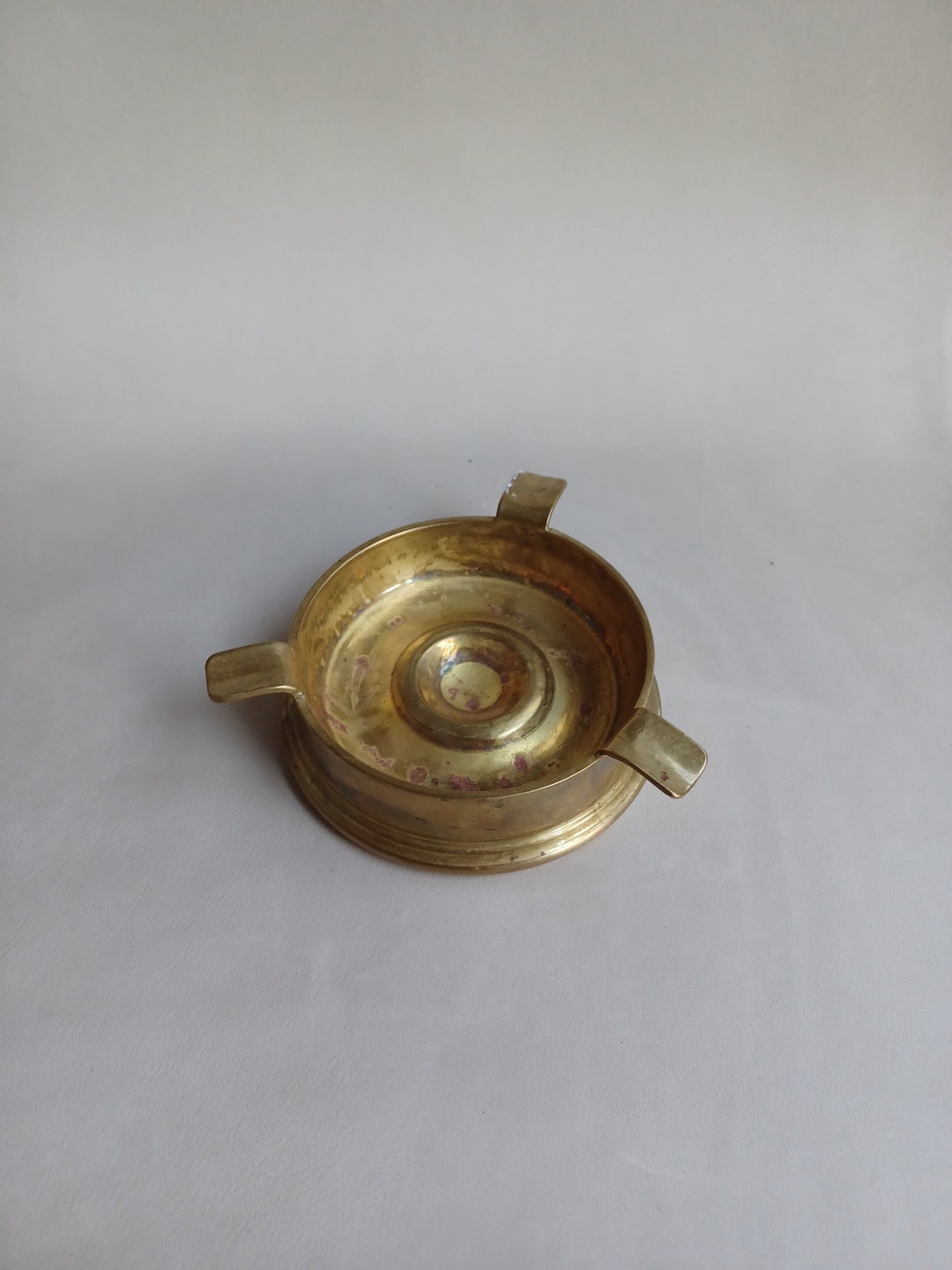 Vintage Brass Artillery Shell Ashtray - Etsy