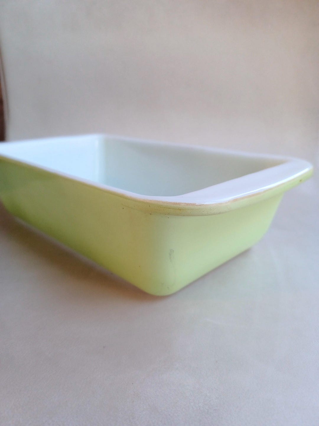 Vintage RARE 1950s Lime Green Pyrex Loaf Dish - Etsy