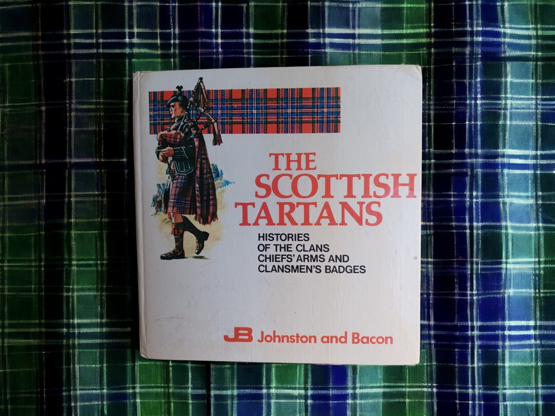 Vintage Hardcover Book the Scottish Tartans Histories of the Clans ...
