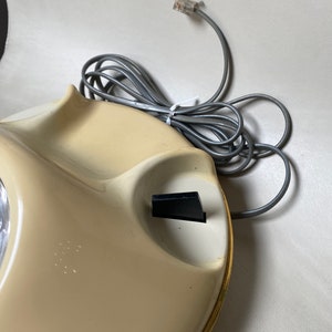 Vintage 1980's Beige Rotary Phone With Gold Base - Etsy