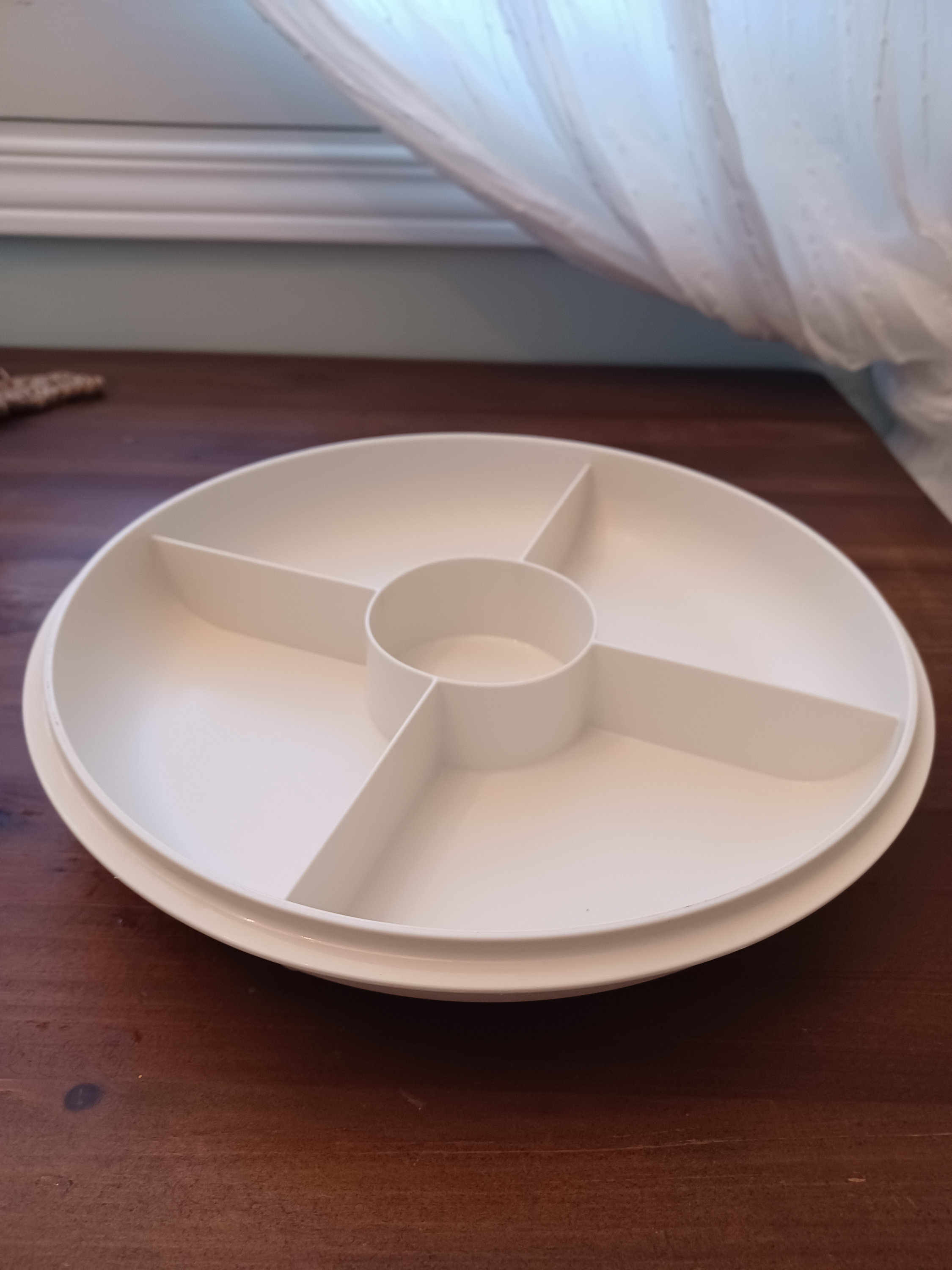 Vintage Divided Tupperware Container 5 Sections With Lid - Etsy