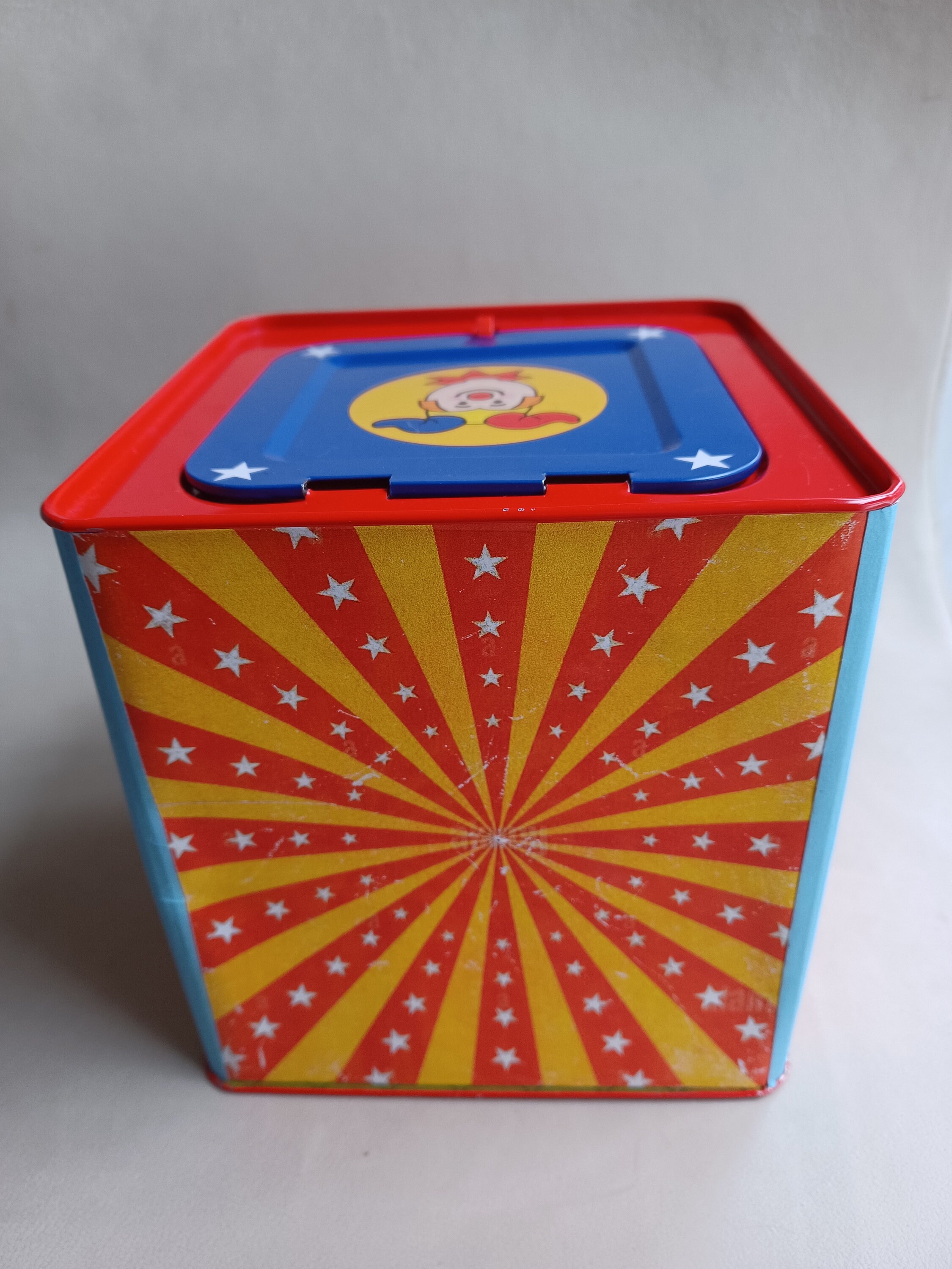 Vintage Schylling Jack in the Box Childhood Toy Music Box Crank Spring ...