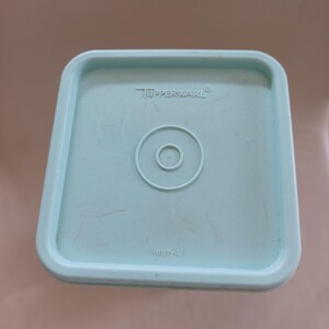 Vintage Tupperware Opaque Cylindrical Crackers Container Kitchen ...