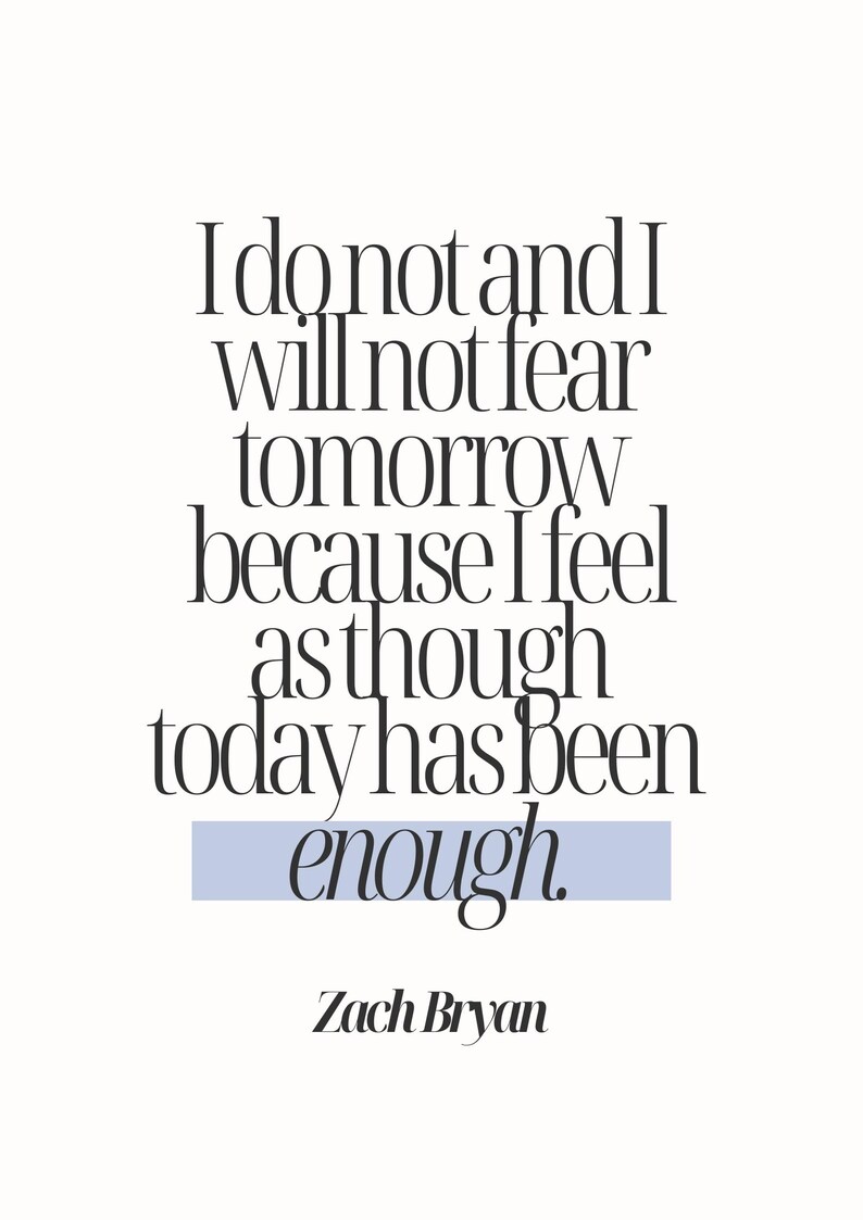 Zach Bryan Lyrics Poster - Etsy