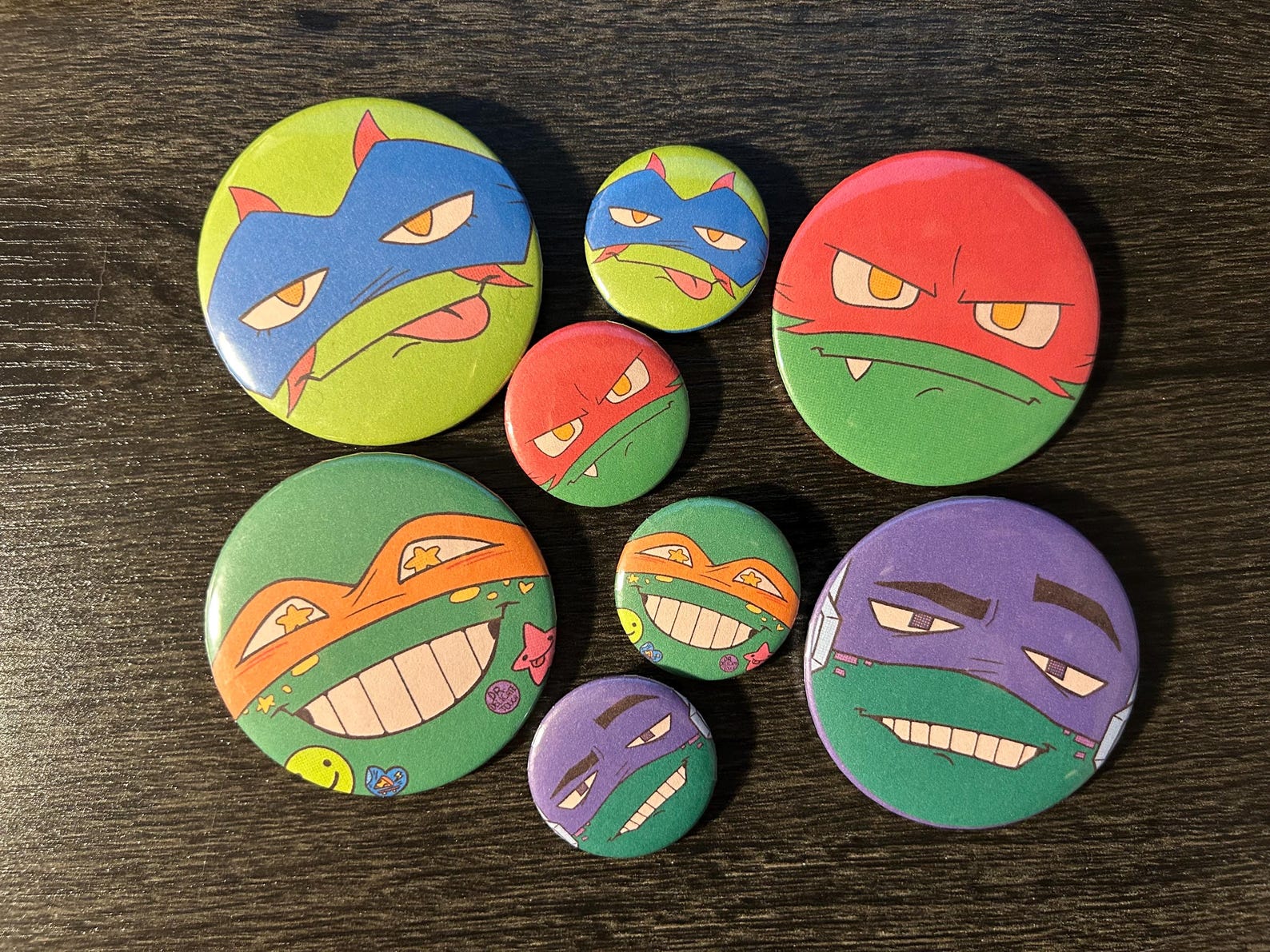 ROTTMNT Button Pins - Etsy