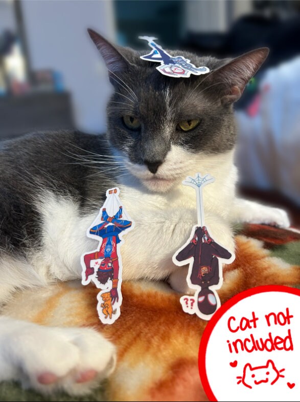 Across the Spiderverse Saving Animals STICKER - Etsy