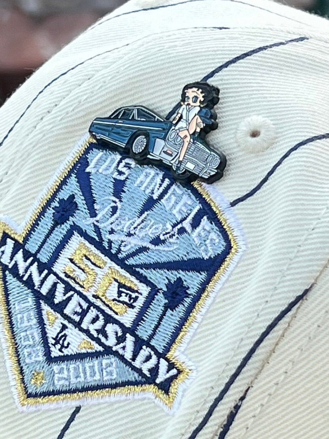 Betty Boop Lowrider Cali LA Dodgers Baseball Enamel Pin - Etsy