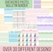 Checkered Pastel Back to School Bulletin Board Kit - Organize and ...