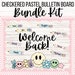 Checkered Pastel Back to School Bulletin Board Kit - Organize and ...