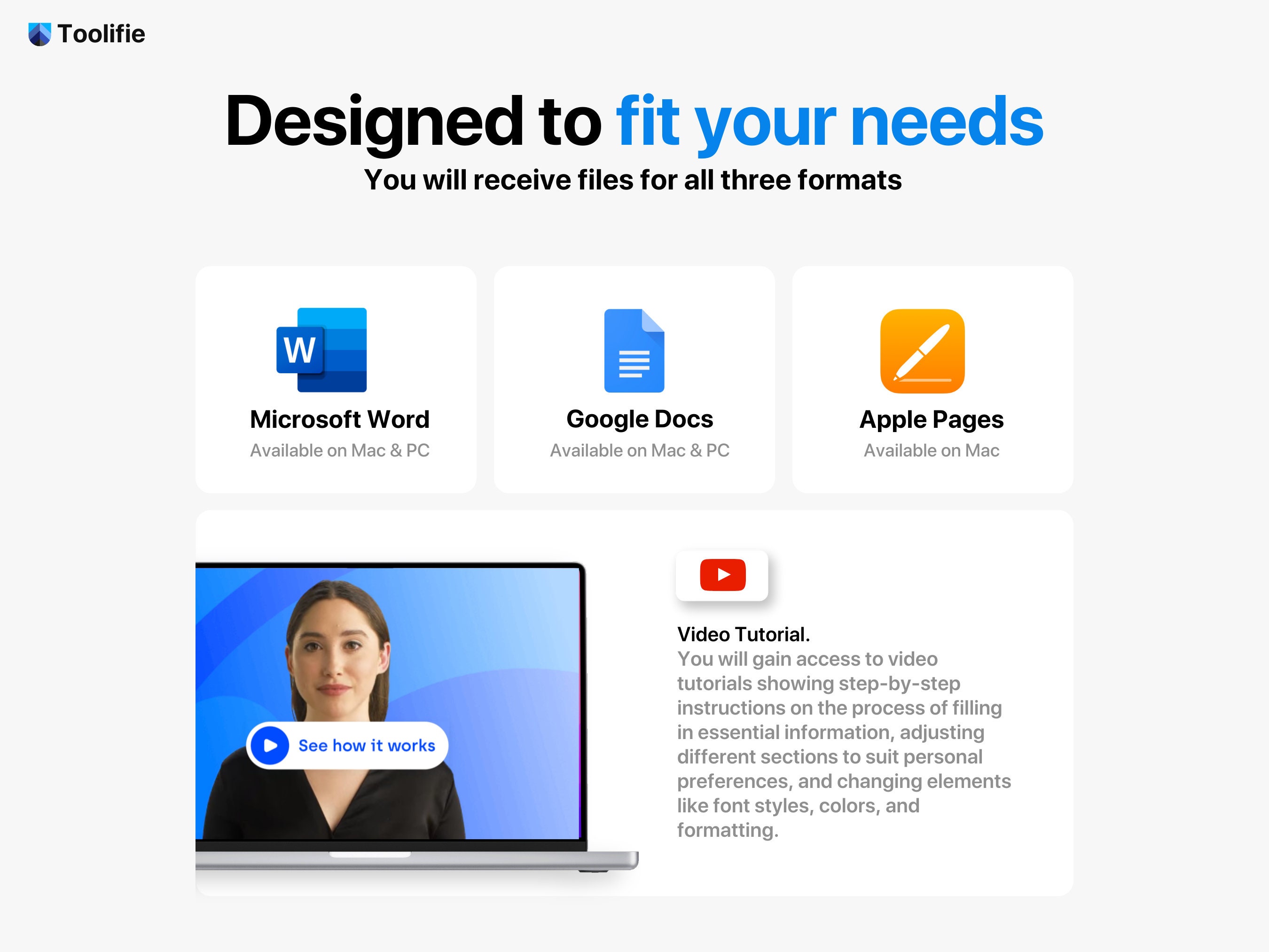 Google Docs ATS Friendly Resume Template for Word, Google Docs and ...