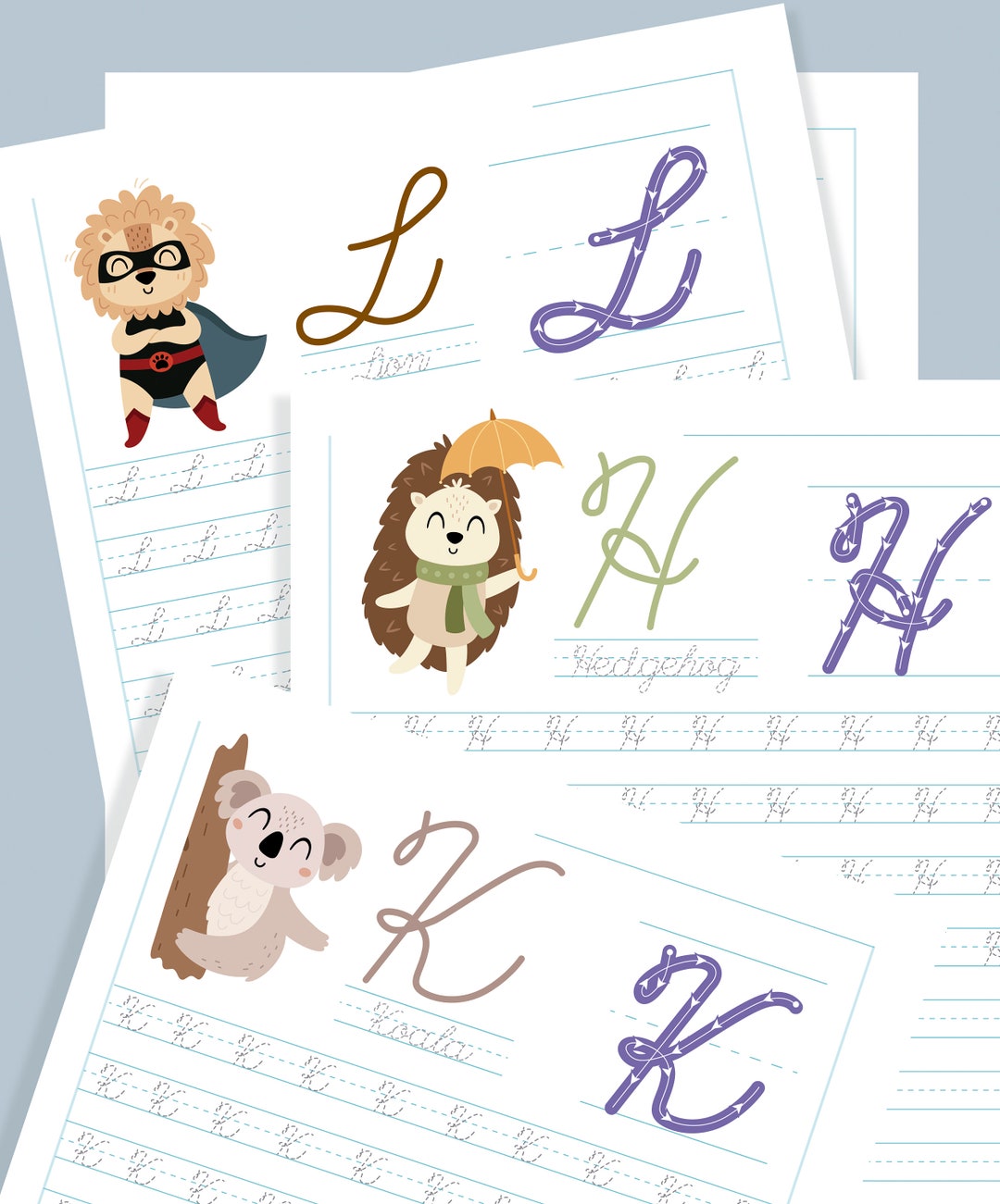 Alfabeto imprimible para niños Hoja de trabajo de letras mayúsculas ...