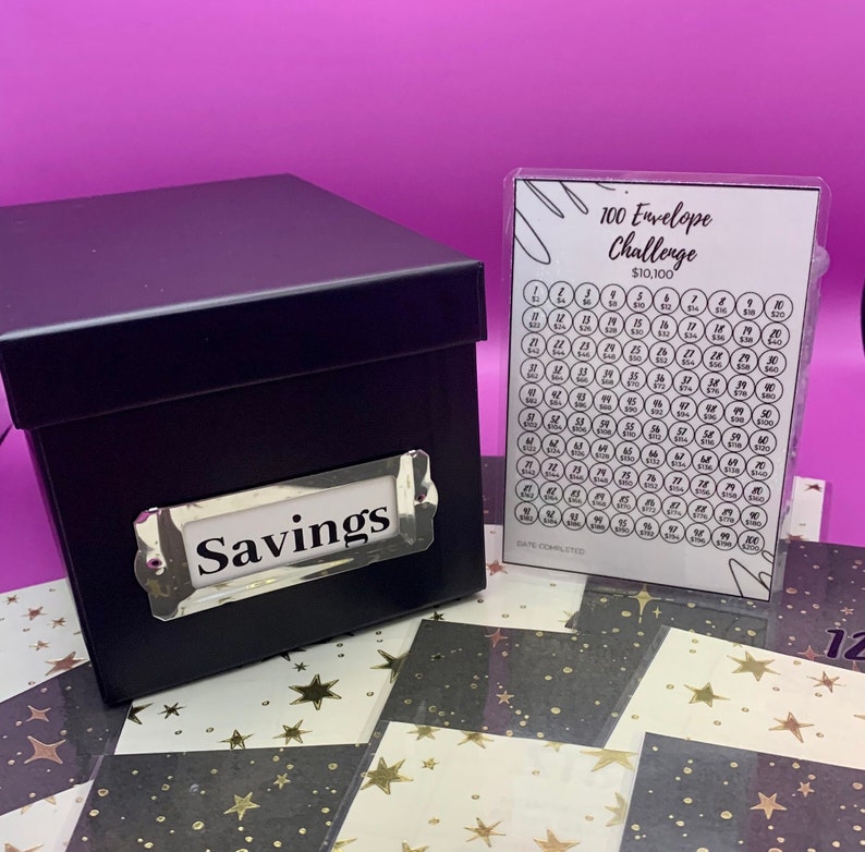 10K Savings Challenge Kit, Money Saving Challenge, 100 Envelope ...