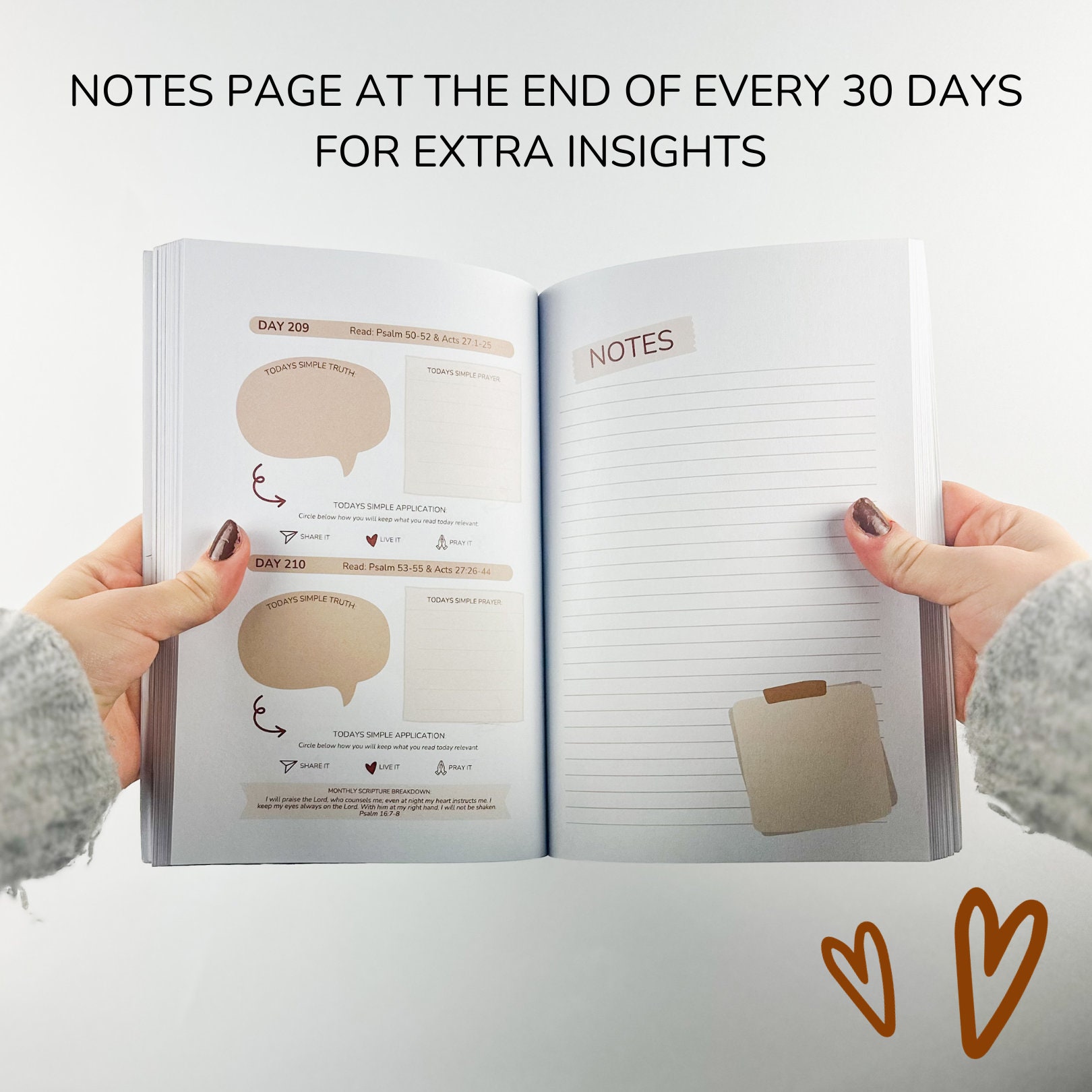 12 Month Bible Reading Plan Simple Co Bible in 365 Days Journal - Etsy