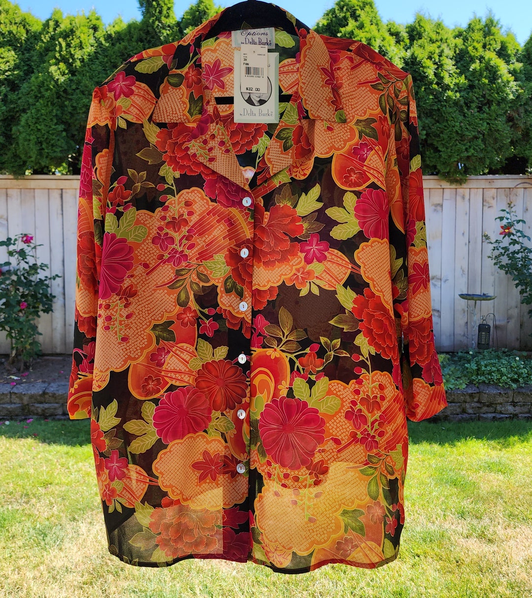 1990's, New With Tags, Delta Burke Options Blouse, Designing Women ...