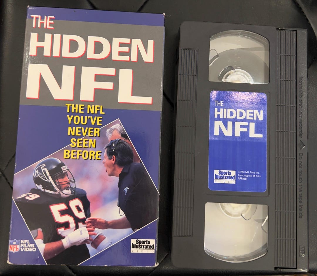 The Hidden NFL the NFL You Have Never Seen Before. VHS Movie - Etsy