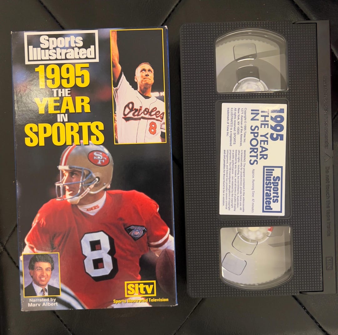 Sports Illustrated 1995 the Year of Sports Narrated by Marv Albert ...