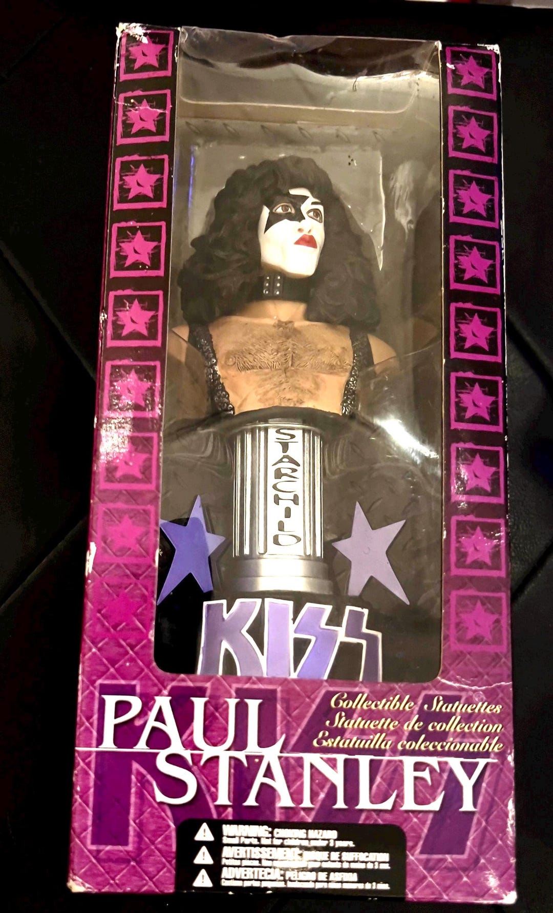 KISS Paul Stanley Macfarlane Toys 2002 Collectible Statuette Open Box ...