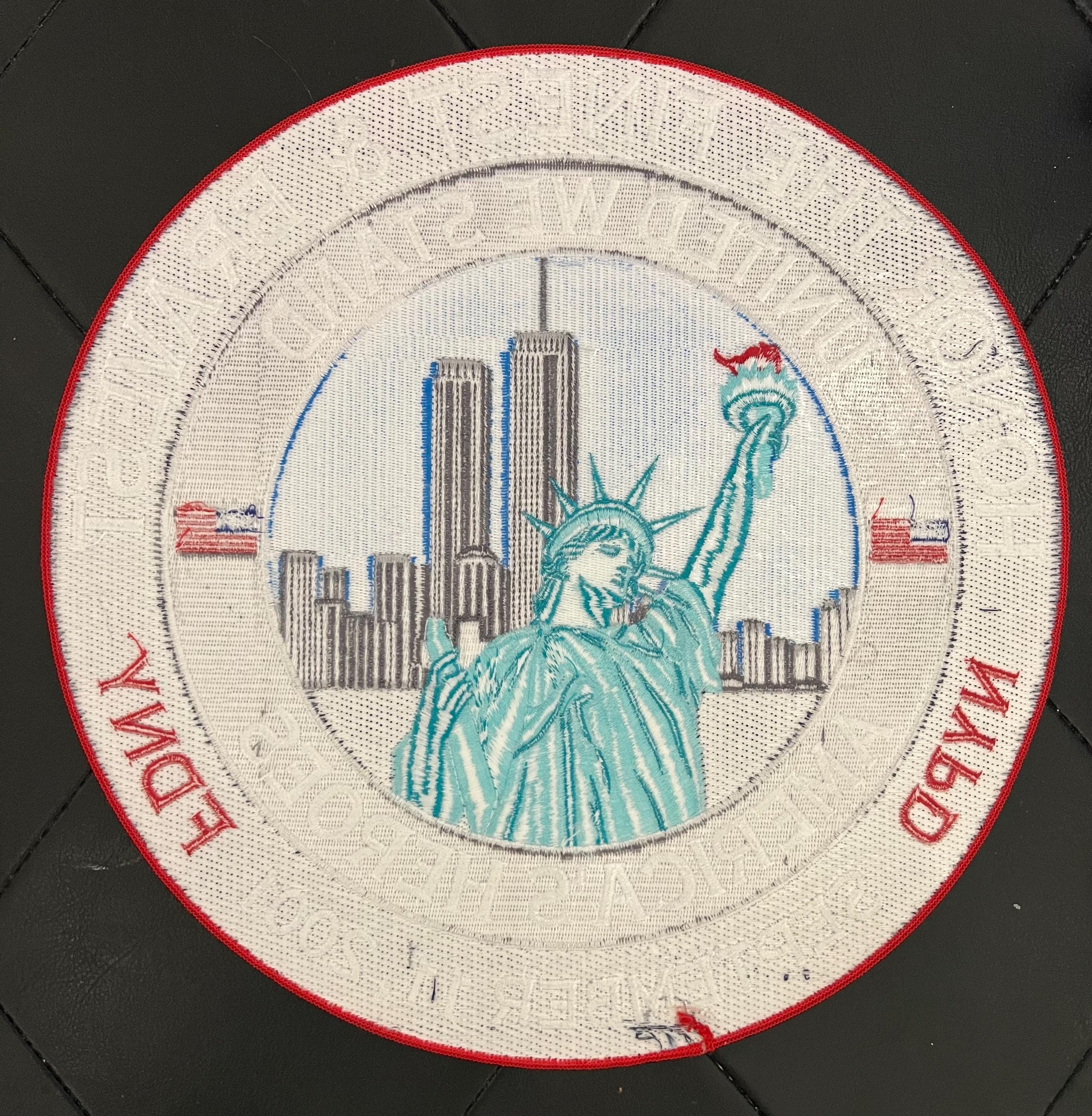 9/11 World Trade Center Fallen Heroes Patch - NYPD FDNY - 12” - Etsy