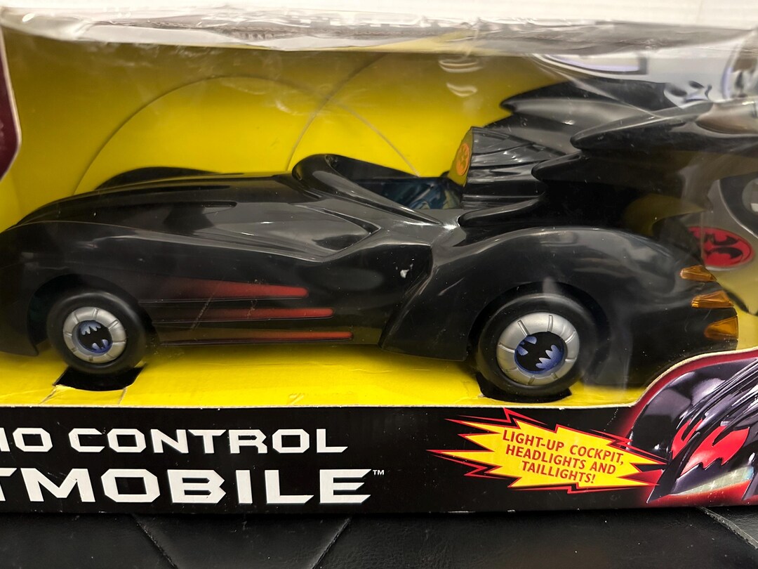 Batman and Robin Radio Control Batmobile Vintage by KENNER Sealed (1997 ...