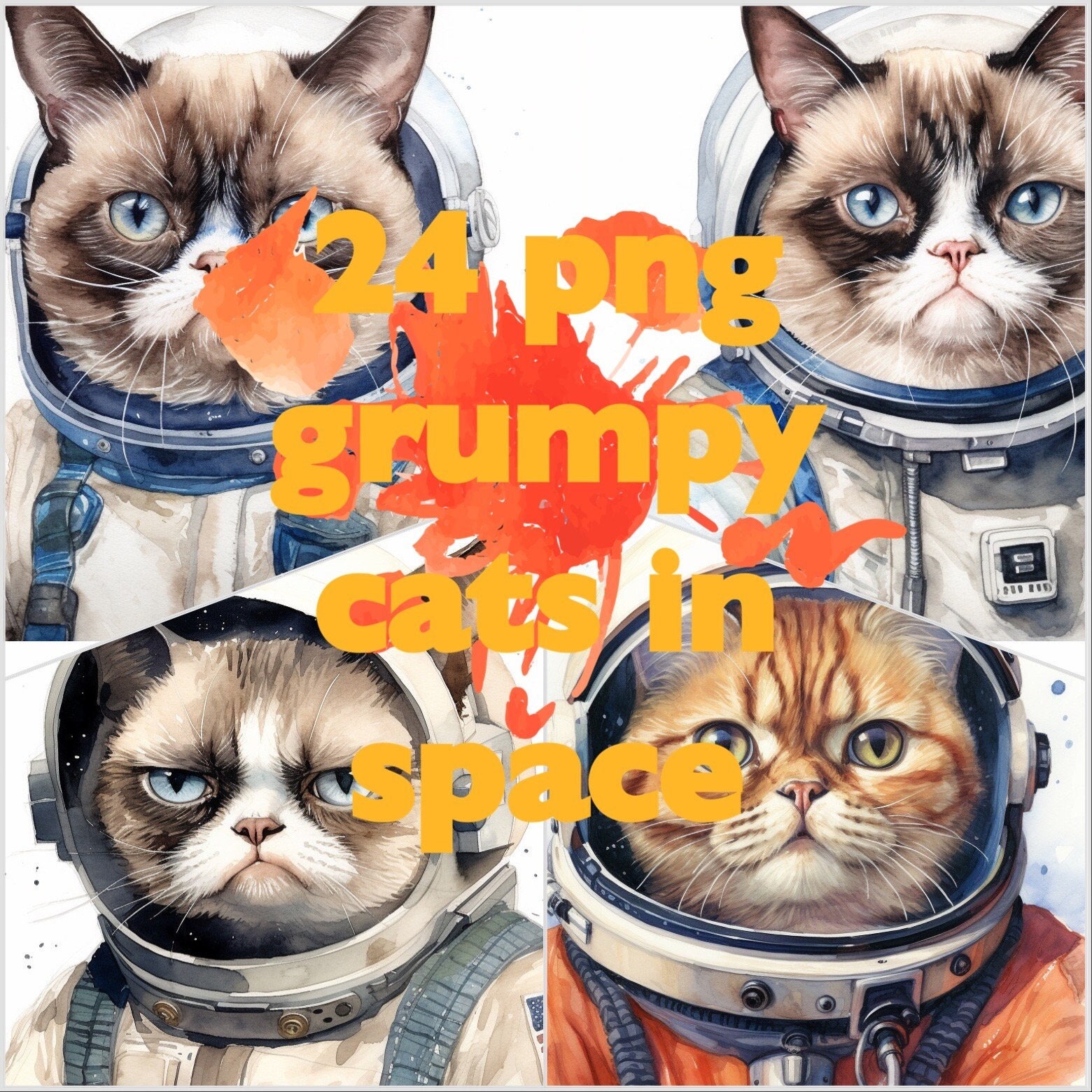 Grumpy Cat Astronaut