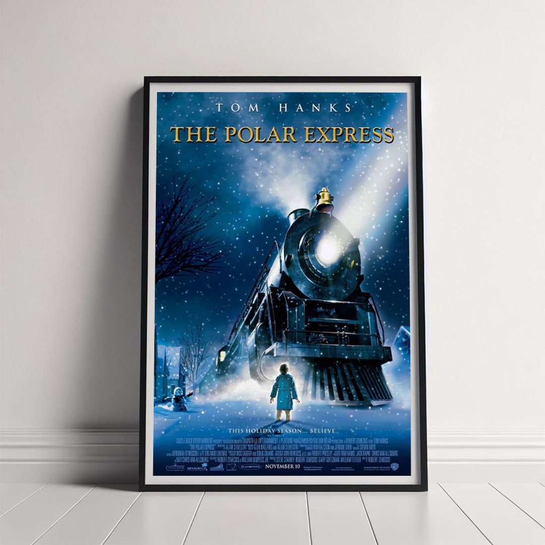 The Polar Express Movie Poster, Canvas Poster Printing, Classic Movie ...