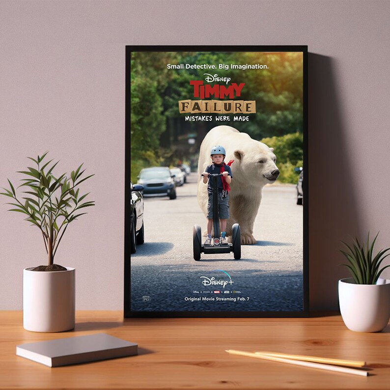 Timmy Failure Mistakes Were Made Movie Poster, Canvas Poster Printing ...