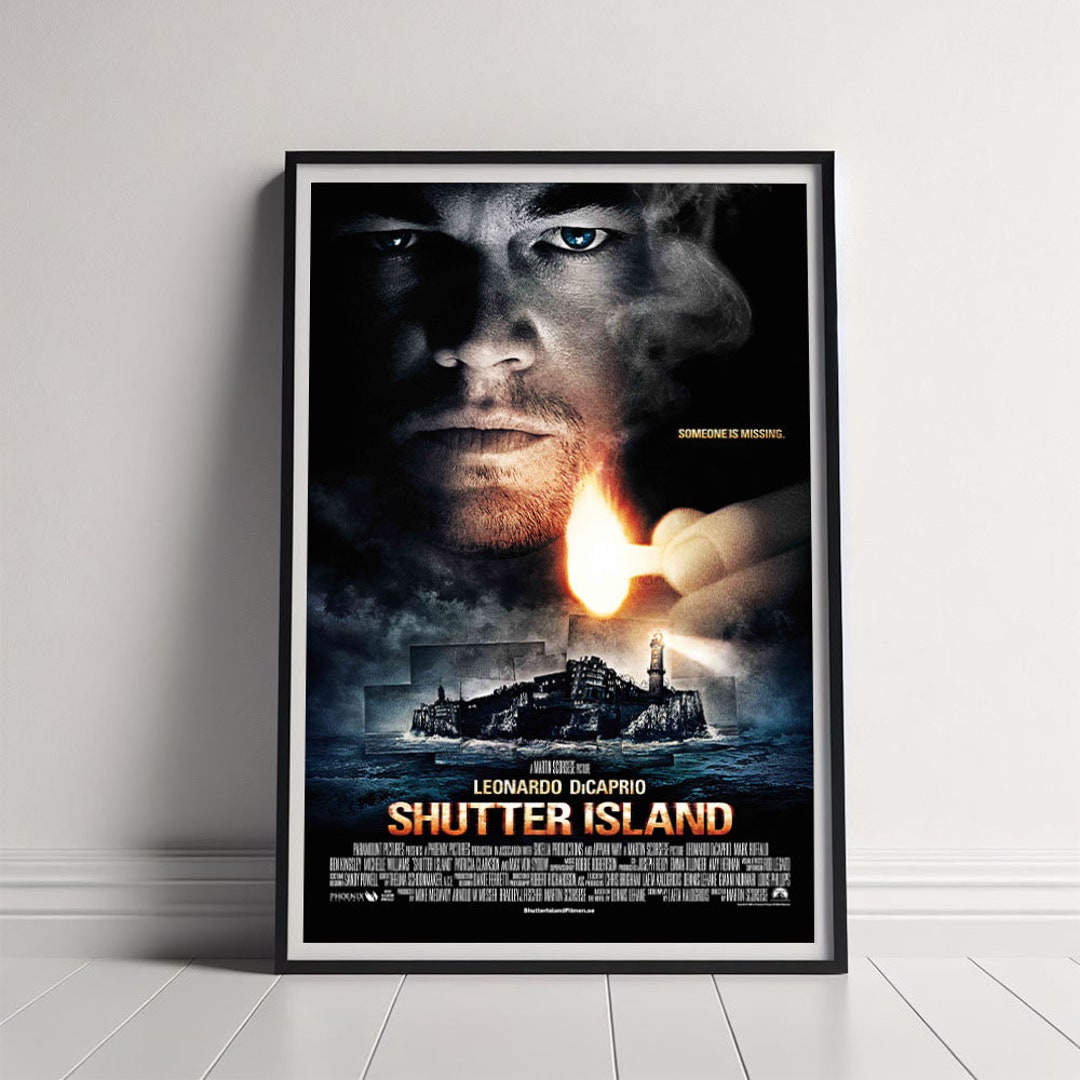 Shutter Island Movie Poster, Canvas Poster Printing, Classic Movie Wall ...