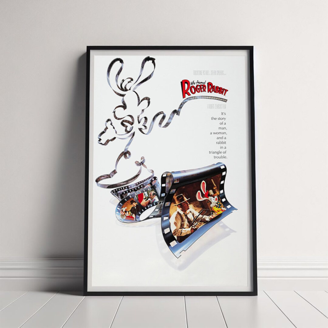 Who Framed Roger Rabbit Movie Poster, Canvas Poster Printing, Classic ...