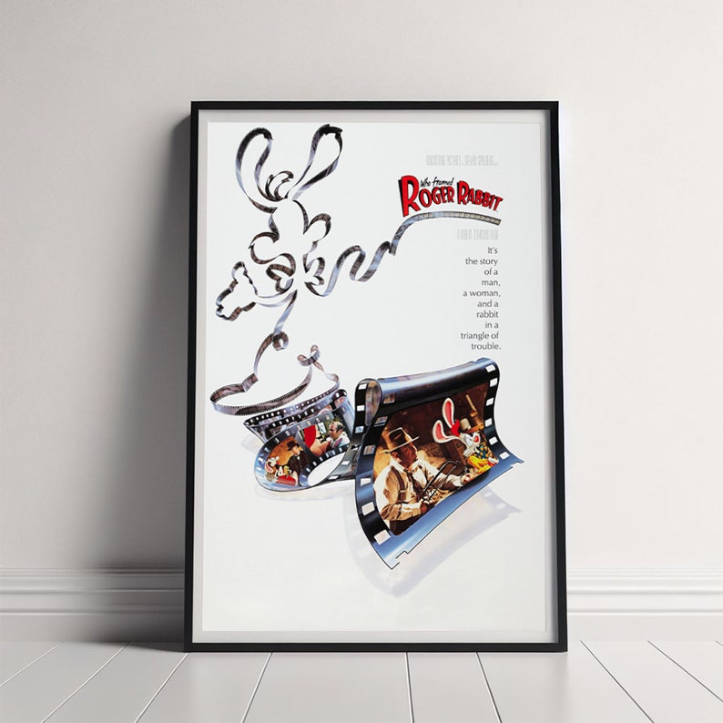Who Framed Roger Rabbit Movie Poster, Canvas Poster Printing, Classic ...