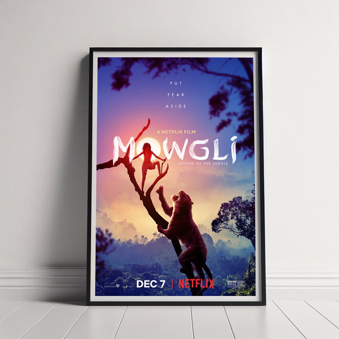 Mowgli Movie Poster, Canvas Poster Printing, Classic Movie Wall Art for ...