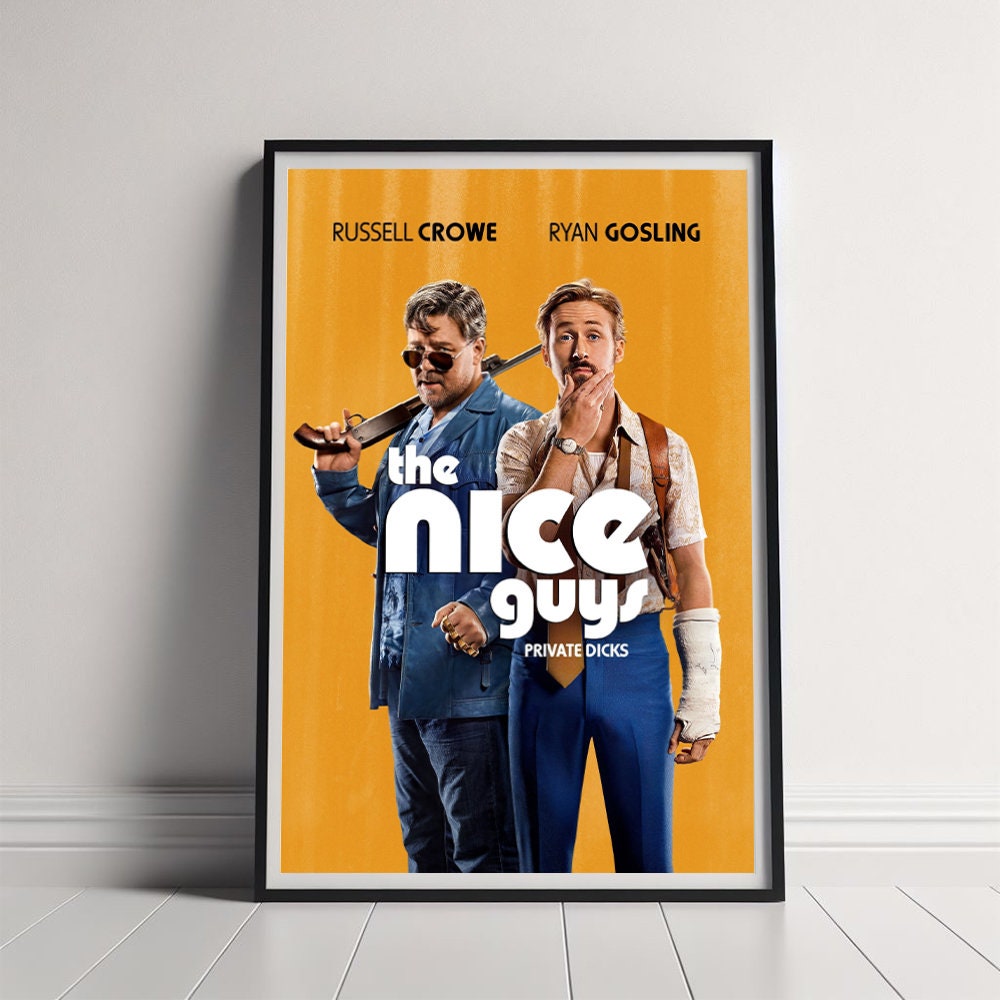 The Nice Guys Movie Poster High Quality Canvas Poster - Etsy