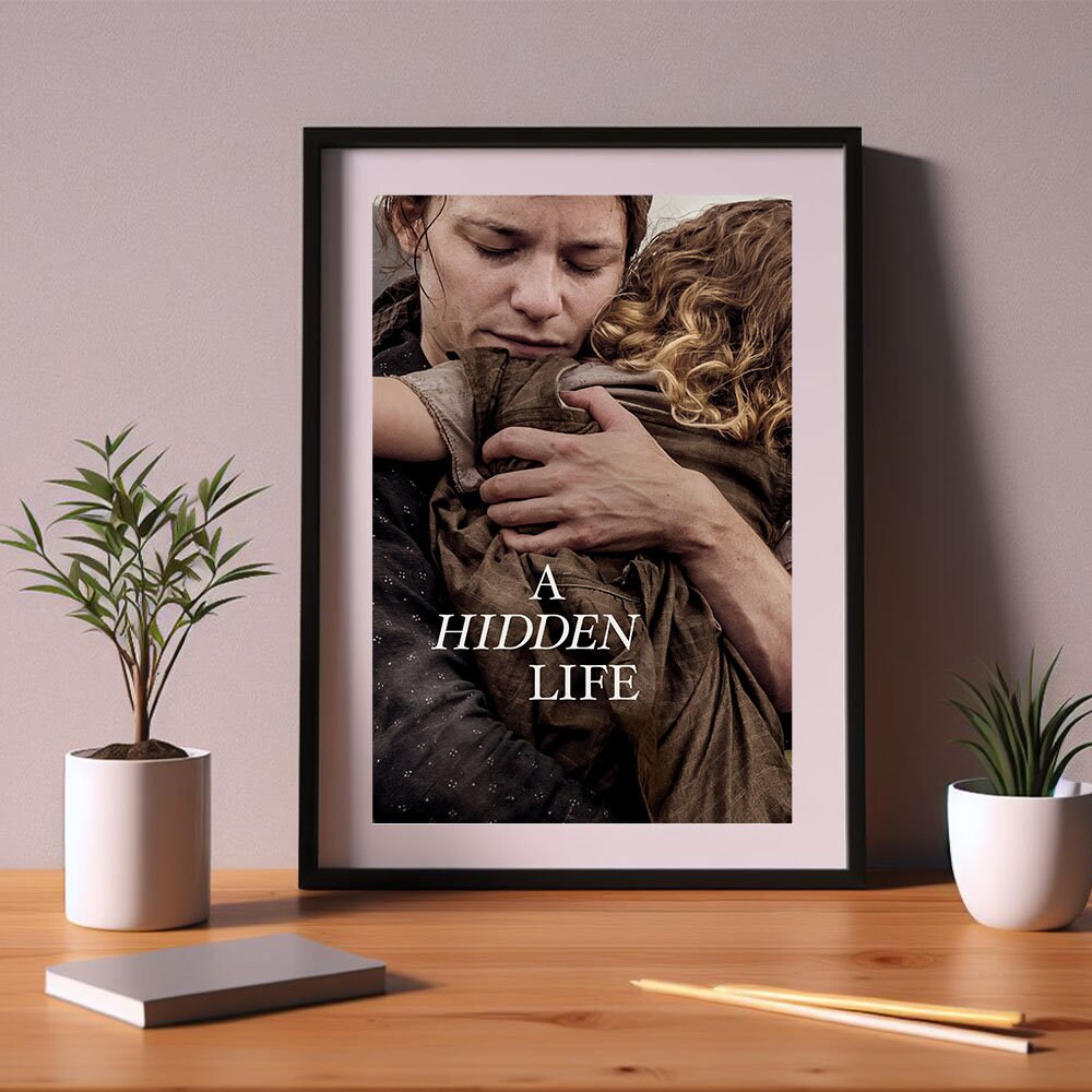 A Hidden Life Movie Poster, Canvas Poster Printing, Classic Movie Wall ...