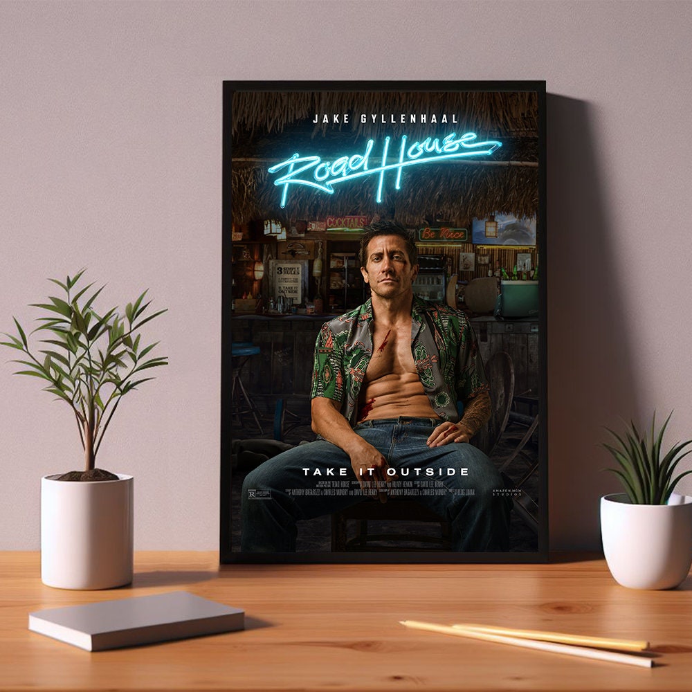 Road House Movie Poster, Classic Movie Wall Art for Room Decor sold by ...
