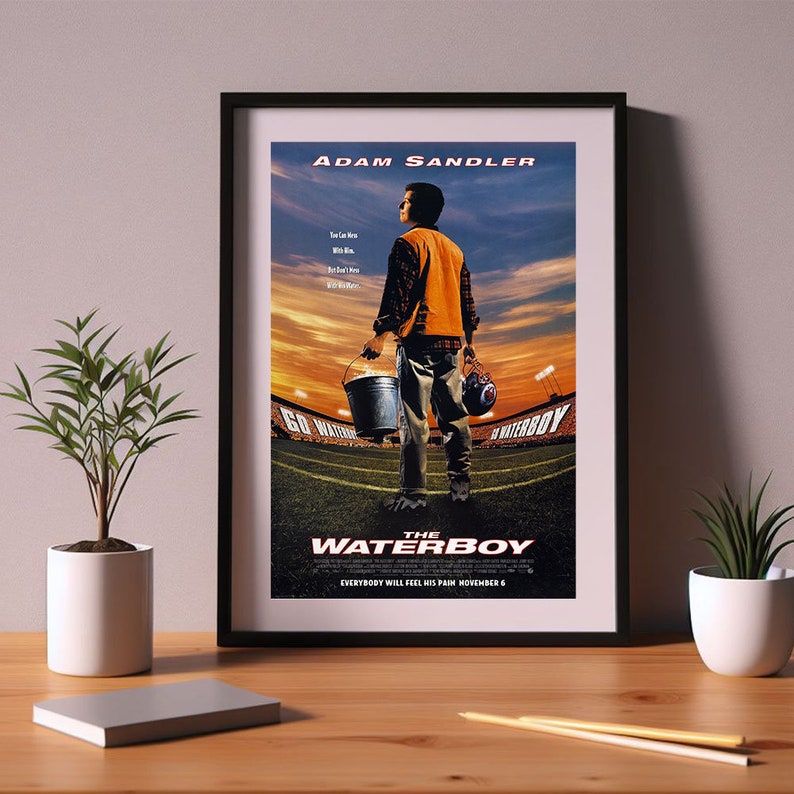 The Waterboy Movie Poster, Canvas Poster Printing, Classic Movie Wall ...