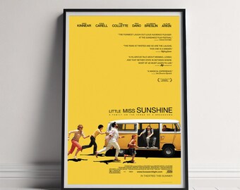 Little Miss Sunshine Movie Poster High Quality Canvas Art Print Room ...