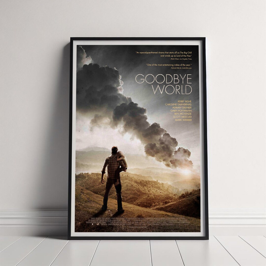 Goodbye World Movie Poster, Canvas Poster Printing, Classic Movie Wall ...