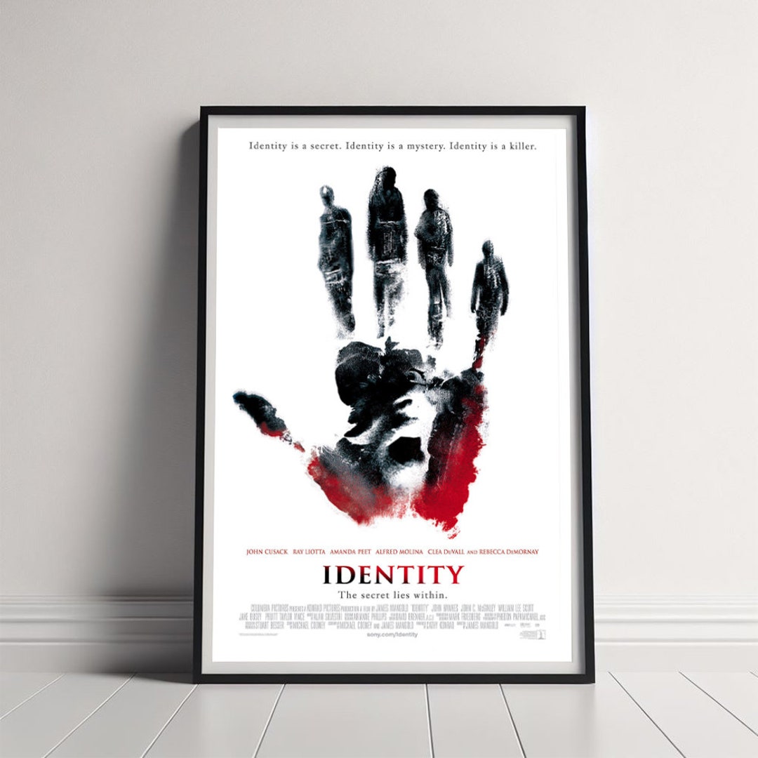 Identity Movie Poster, Canvas Poster Printing, Classic Movie Wall Art ...