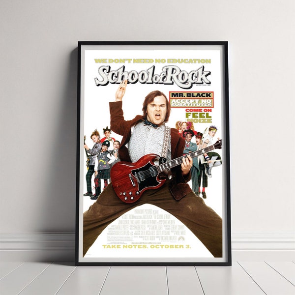 School of Rock Movie Poster - Etsy