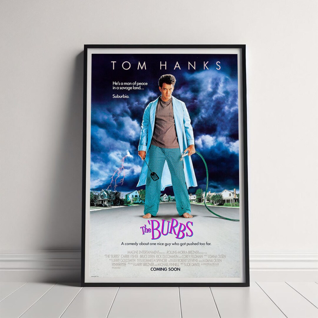 The Burbs Movie Poster, Canvas Poster Printing, Classic Movie Wall Art ...