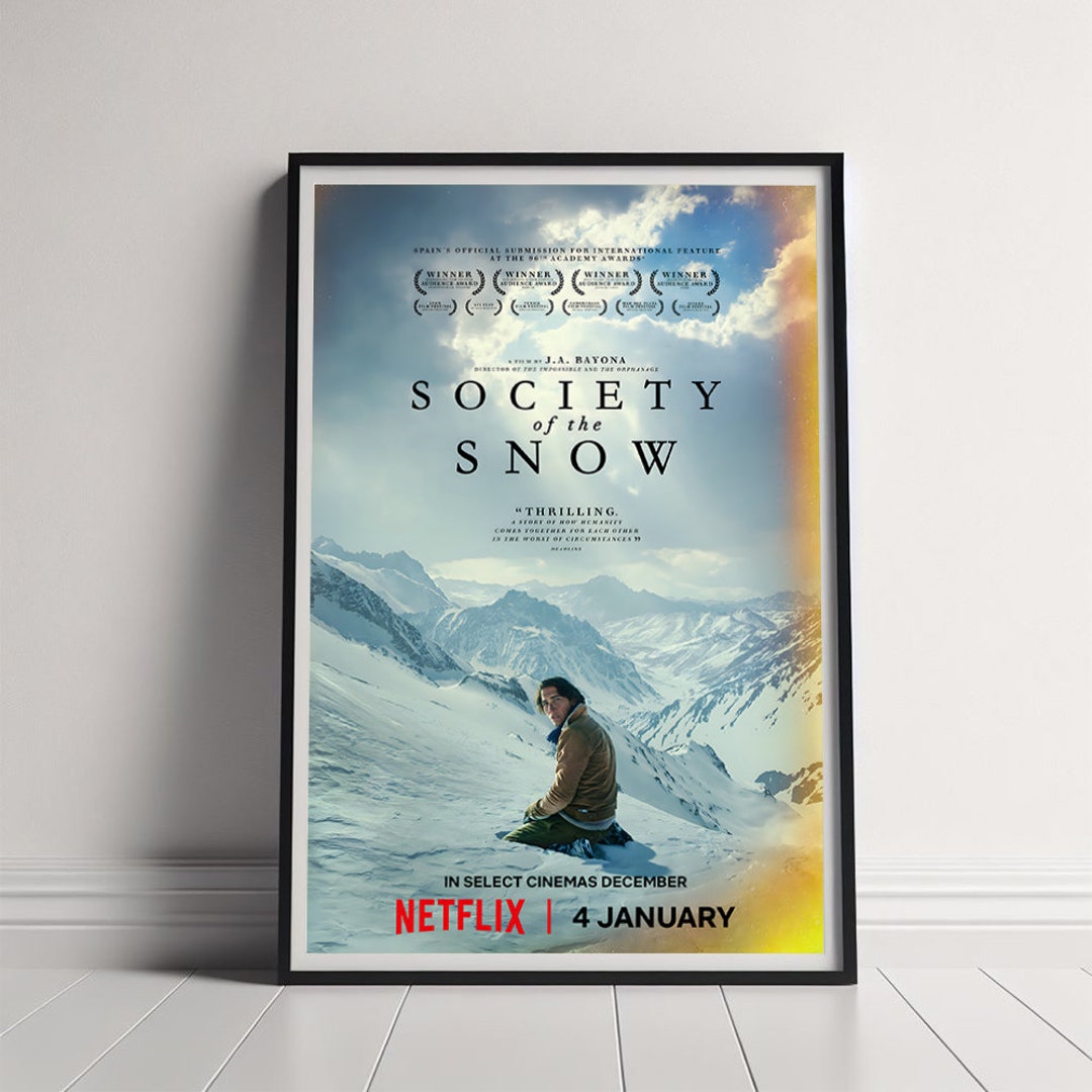 Society of the Snow Movie Poster, Canvas Poster Printing, Classic Movie ...