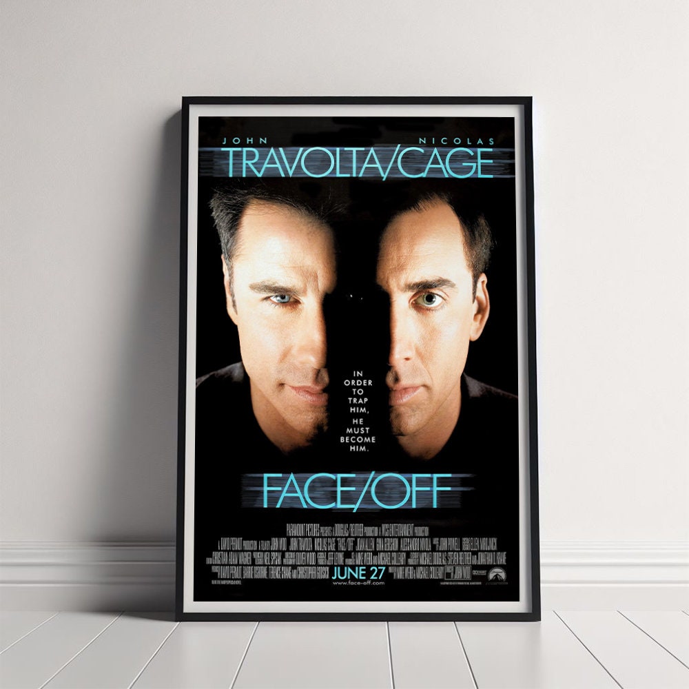 Face/off Movie Poster, Canvas Poster Printing, Classic Movie Wall Art ...