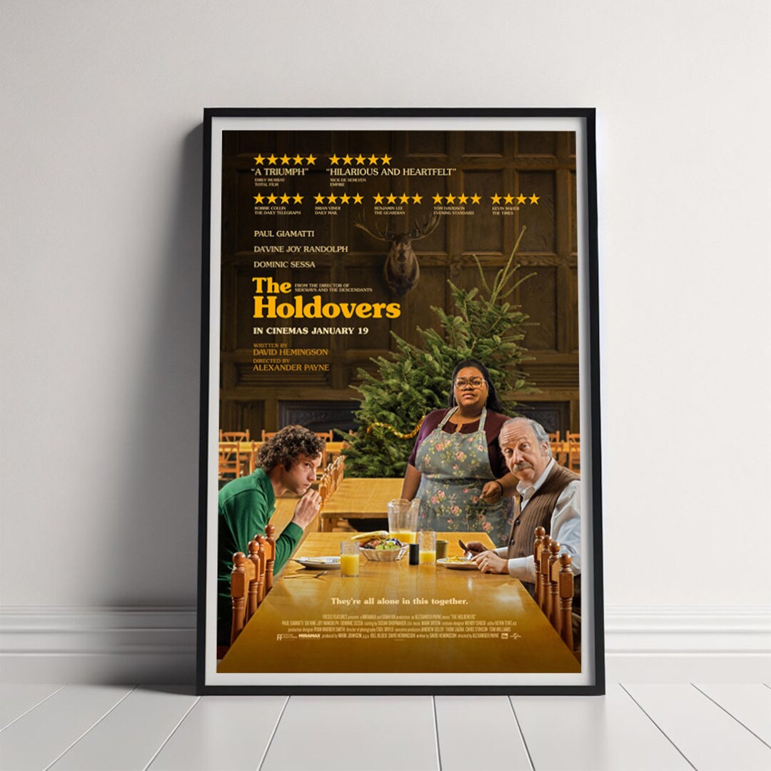 The Holdovers Movie Poster, Canvas Poster Printing, Classic Movie Wall ...