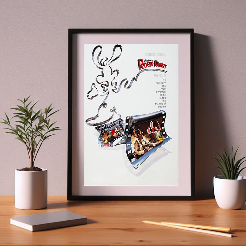 Who Framed Roger Rabbit Movie Poster, Canvas Poster Printing, Classic ...