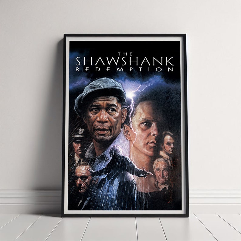 The Shawshank Redemption Movie Poster High Quality Canvas - Etsy Australia